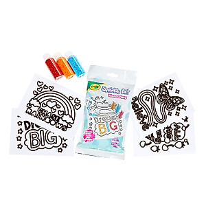 Crayola Sprinkle Art Say What Activity Kit, Word Art, Gift for Girls, Age 5, 6, 7, 8