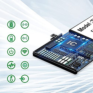 Replacement TL284443 Battery,(580mAh) High Capacity Replacement Battery for Nest TL284443, Fits Nest Learning Thermostat 2nd 3rd Generation, T3007ES, T3008US, A0013, T4000ES Smart Home Battery