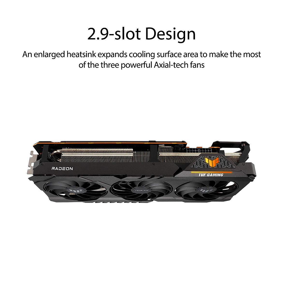ASUS TUF Gaming AMD Radeon™ RX 6800 XT OC Edition Graphics Card (PCIe 4.0, 16GB GDDR6, HDMI 2.1, DisplayPort 1.4a, Dual Ball Fan Bearings, All-Aluminum Shroud, Reinforced Frame, GPU Tweak II)