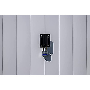 Arrow Classic Steel Storage Shed, 10x14, Flute Grey