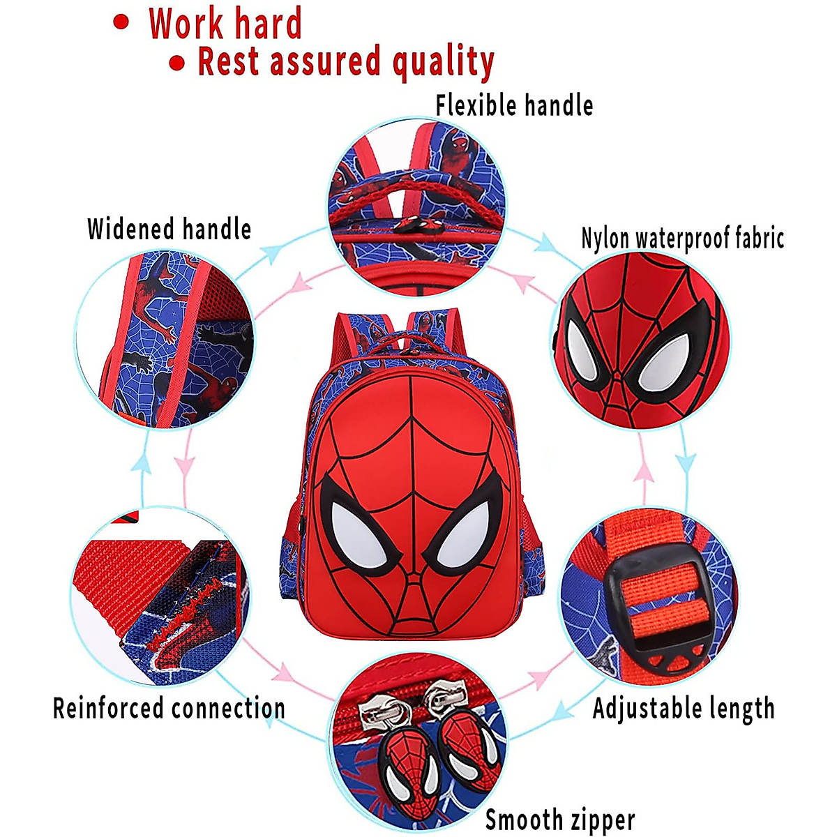 Saante Kids Schoolbag Waterproof Lightweight Backpack for Elementary Student Schoolbag