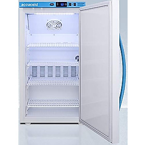 Accucold ARS3PV Pharma-Vac Performance Series 3 cu.ft. All-Refrigerator - CDC Compliant, Adjustable Temperature, Alarms, Lock, Energy Efficient Design for Pharmacy, Medication, and Vaccine Storage