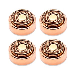4 Count Facial Hair Remover Replacement Heads with 1 Cleaning Brush, for Flawless Finishing Touch Facial Hair Removal Tool for Women