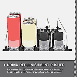 Cabilock Fridge Organizer Vending Machine Beverage Drinking Automatic Pusher Soda Can Organizer for Refrigerator Drink Dispenser for Shop Freezer Organizer Vending Machine