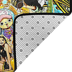 J-LOVE Rugs Anime Area Rugs Birthday Gifts Non-Slip Carpet Decorations for Living Room Bedroom 60 * 39 Inch