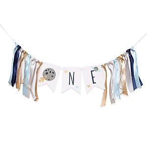 Space Theme 1st Birthday Banner-space Theme High Chair Banner, 1st Birthday High Chair Banner, Outer Space Birthday, 3 2 1 Lift-off, Universe Birthday, Orbit the Sun, Rocket Ship (rocket Banner)