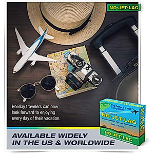 Miers Laboratories No Jet Lag Homeopathic Jet Lag Remedy (1 Pack, 32 Chewable Tablets), Travel Must Have, Flight Essential for Jet Lag Relief, Plant-Based.