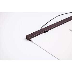 Artmag Magnetic Poster Hanger Frame, 16x24 16x22 16x20 Light Wood Wooden Magnet Canvas Artwork Print Poster Hangers Frames Hanging Kit (Walnut, 16")