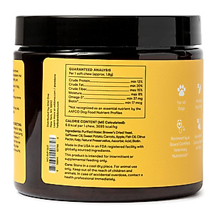 Wild One Glow Skin & Coat Supplements, Soft-Chews, Promote softened Skin and Healthy Coat for Dogs, 30+ Day Supply