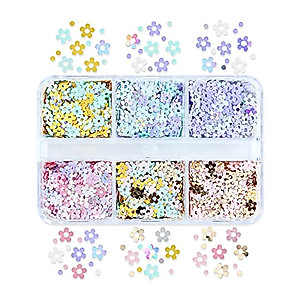 Flower Glitter Confetti Epoxy Resin Mold Fillers Nail Sequin Glitters Nail Decors Resin Filling Materials