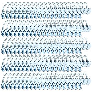 Zhengmy 100 Pcs C-Shape Teeth Whitening Cheek Retractor, Mouth Opener Mouth Retractor for Teeth Whitening Dental Cheek Retractor for Dentist Party Challenge Games, Size Medium