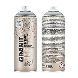 Montana Cans GRANIT EFFECT Spray Paint, 400ml, Light Grey, 13.5 Fl Oz (Pack of 1)
