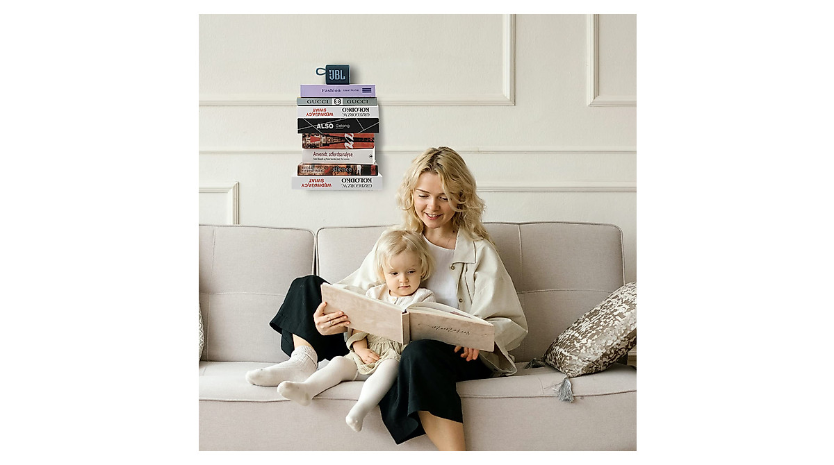 Invisible Floating Bookshelves by Homakover - Space Saver