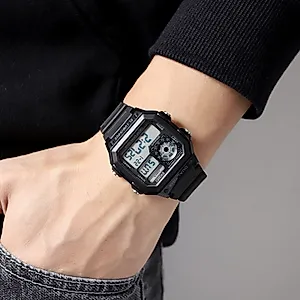 Fogitbok Digital Watch for Men Women, Waterproof Watches for Women Men's Wrist Watches, Fashion Sport Mens Digital Watches Dual Time Date Stopwatch