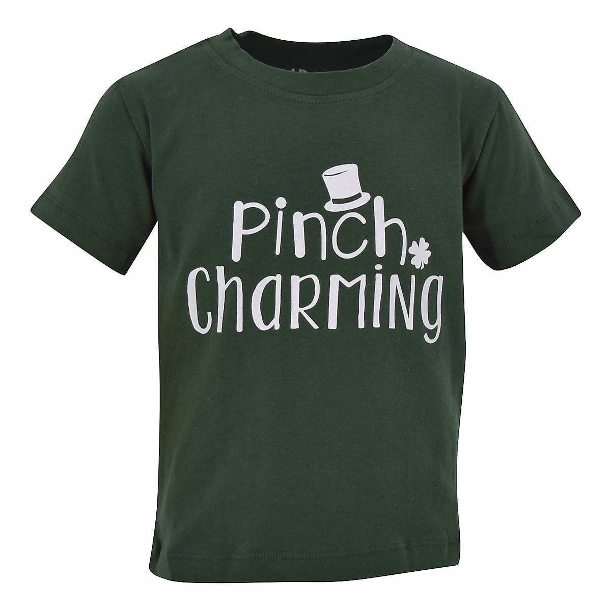 Unique Baby Boys St Patricks Day Pinch Charming Shirt (18 Months, Green)