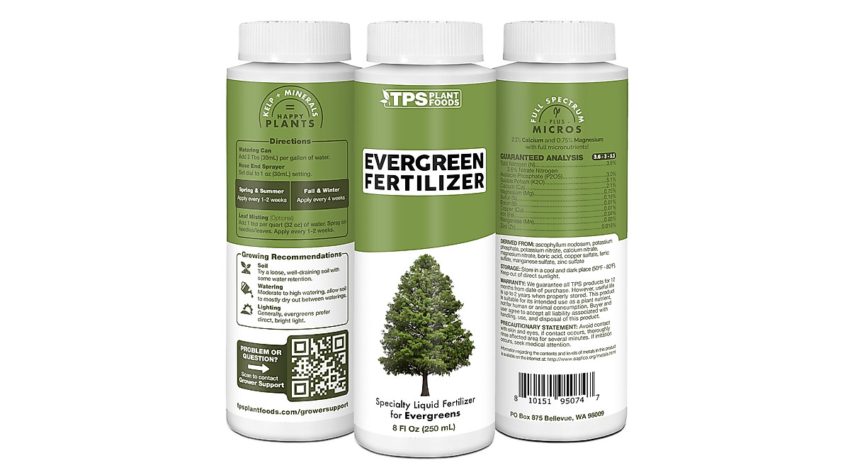 Evergreen Tree Fertilizer: Liquid Food for Conifers & Shrubs