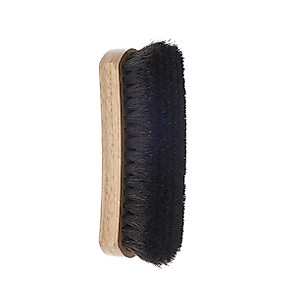 Superio Shoe Brush - Premium 7" Soft Bristles - Ideal for Cleaning and Polishing Shoes and Boots - Creates an Inimitable Shine on Leather - Sturdy and Durable