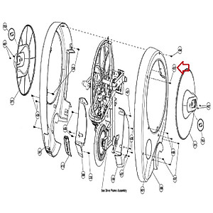 Hydra Fitness Exchange Phillip Screw M4X15 KHS-21984 Works W Cybex Arc Trainer 360A 362A Elliptical
