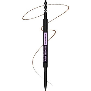 Maybelline Brow Ultra Slim Defining Eyebrow Makeup Mechanical Pencil With 1.55 MM Tip And Blending Spoolie For Precisely Defined Eyebrows, Blonde, 0.003 oz.