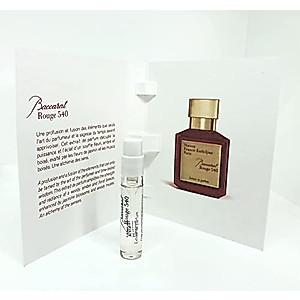 Maison Francis Kurkdjian Baccarat Rouge 540 EXTRAIT de Parfum Vial Sample Spray 2ml/ 0.06oz New