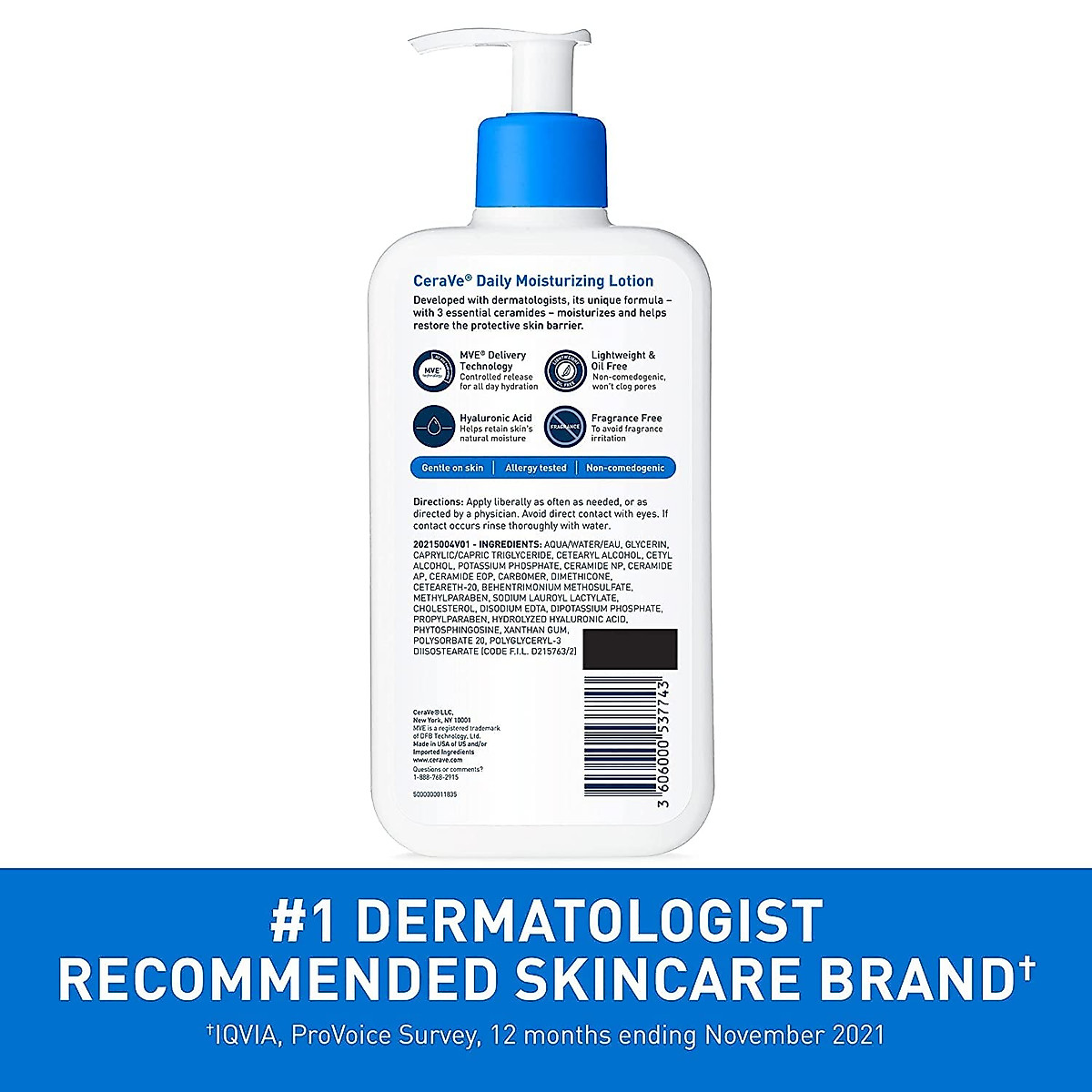 CeraVe Moisturizing Lotion 12 oz ( Pack of 3)