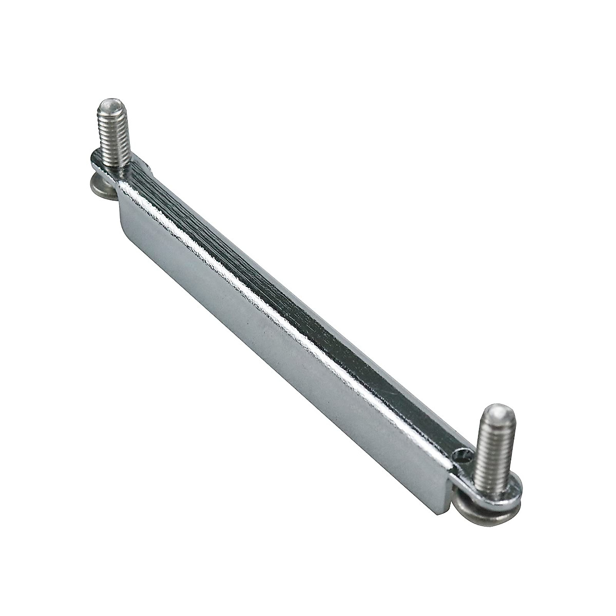 Risbay 1Pc 82mm Silver Metal Adjustable Guitar Bridge Saddle with Wrench