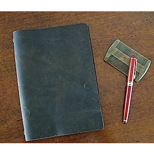 Ditac Size A5 Genuine Leather Journal, 9.6 X 6.8 Inch, A Handmade Leather Refillable Binder Executive Business Journal, Made of All Natural Thick Leather (Thick Leather)