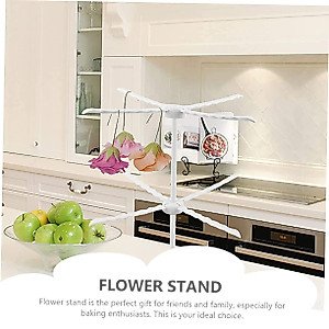 PRETYZOOM 2pcs Drying Rack Decor Foldable Clothing Rack Fresh Pasta Dryer Flower Dryer Stand Flower Drying Holder Fondant Flower Dry Rack Collapsible Flower Stand Tool Flowers Air