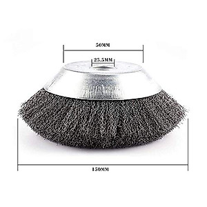 SOFW Wire Trimmer Blade Steel Wire Wheel Garden Brush Lawn Mower Cutter Blade Trimmer Metal Blades Trimmer Head Garden Grass Trimmer Head