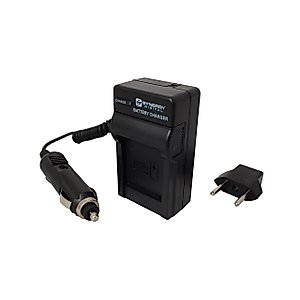 Nikon Coolpix S6900 Digital Camera Battery Charger (with Car & EU adapters) - Replacement Charger for Panasonic Nikon ENEL19 - Replacement for Nikon MH-66 Charger
