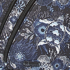 Sakroots Women's On The Go Sling Backpack in Nylon Eco Twill, Midnight Seascape 2