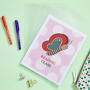 Avery Plastic Document Sleeves, Holds up to 20 Sheets, 12 Clear Sleeves (72311)