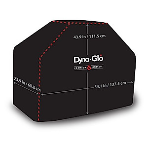 Dyna Glo DG500C Premium Grill Cover, Black, Large