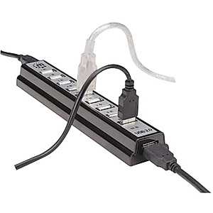 Manhattan Hi-Speed USB Desktop Hub with 10 Ports, Bus Power and 1.5/12/480 Mbps (161572)