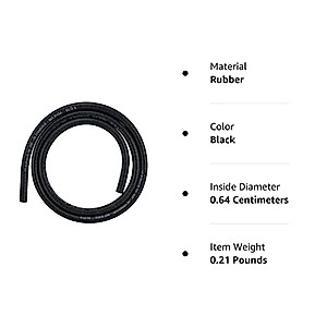 ¼ Inch ID Fuel Line for Small Engines 6-Foot Length