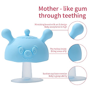 Baby Teething Toy, Teething Relief Pacifier, Baby Chew Toys for Sucking Needs