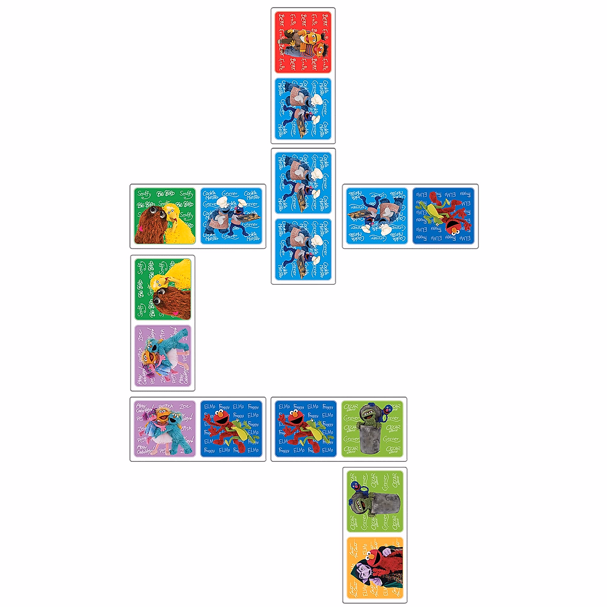 MasterPieces Kids Games - Sesame Street Picture Dominoes - Game for Kids and Family