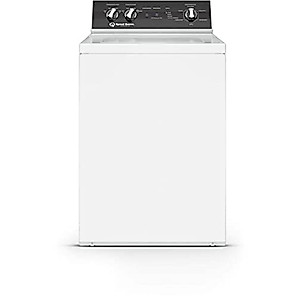 Speed Queen TR5003WN 26" Top Load Washer with 3.2 cu. ft. Capacity, 840 RPM Max Spin Speed, Knob Control, Stainless Steel Tub, in White