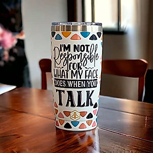 Biddlebee 20oz Coffee Tumbler with Leakproof Lid – Birthday Gift for Women, Best Friend, Sister, Teacher Appreciation, Unique Mom Gift from Daughter