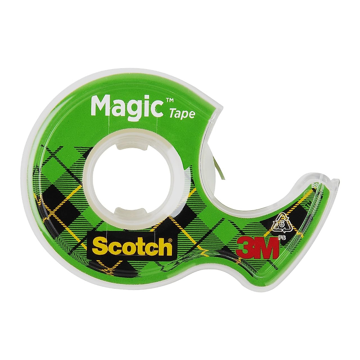 Scotch Magic Tape, 1 Roll, Great for Gift Wrapping, Numerous Applications, Invisible, Engineered for Repairing, 1/2 x 800 Inches, Dispensered (119)