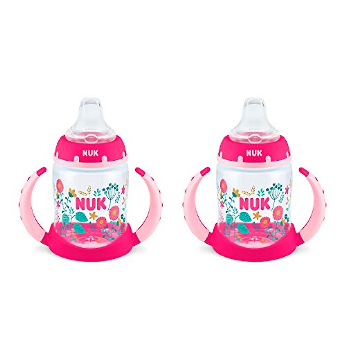 NUK Learner Cup, 5oz, 2-Pack, Flamingo