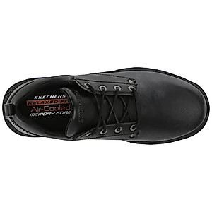 Skechers USA Men's Men's Segment 2.0 Goodyear Rubber Low Profile Round Toe Lace Up Oxford, Blk, 10
