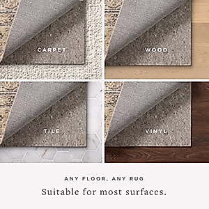 Loloi-Grip™ Rug Pad | Premium Thick Non-Slip Felt-Rubber 10'-0" x 14'-0" for Area Rug