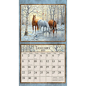 LANG HORSES IN THE MIST 2023 WALL CALENDAR