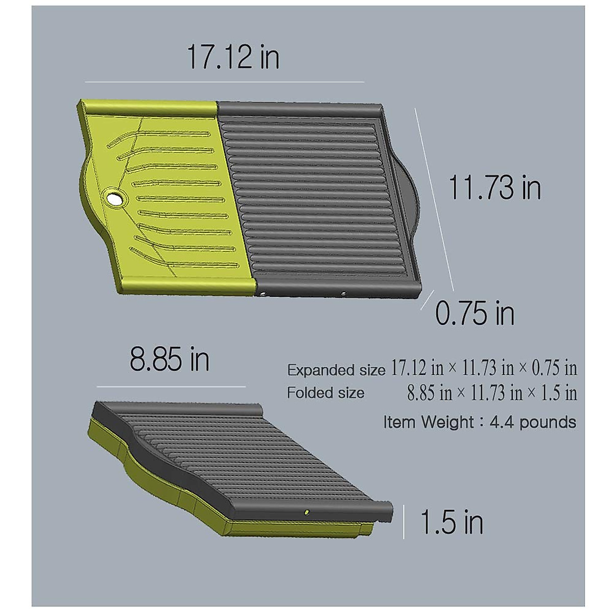 LalaKitchen - Stovetop Korean BBQ Folding Grill Pan | Portable Grill Bag | Non-Stick Indoor/Outdoor Korean BBQ Inoble Coating Grill Pan | CAP-510