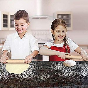 ArtCreativity 7 Inch Mini Rolling Pins for Kids - Set of 3 - Small Wooden Rollers for Baking, Cooking, Play Doh, Clay, Cookie Dough - Arts and Crafts Toy Supplies for Boys and Girls