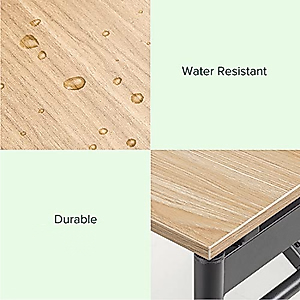 Zinus Mare Folding Desk 55 Inch Computer Workstation Table