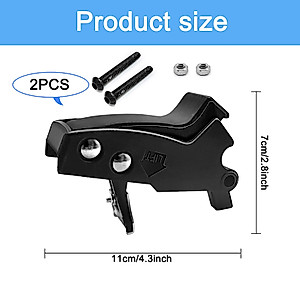 Gabasinover,2 PCS Clips with Miter Saw Mounting Brackets fits for Dewalt's DW7231 Mounting Bracket and Dewalt Heavy Duty Miter Saw Stand
