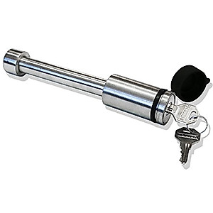 Connor Trailer Hitch Lock - 5/8" Stainless Steel Hitch Pin for Class III, IV, V Hitches, 1615280 Receiver Lock
