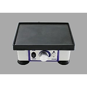 VIBURISH Lab Small Square Quartet Vibrator - Plaster Oscillator Gypsum Mixing Machine with High/Low Control Function